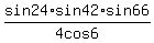SOLUTION: Prove that sin6 * sin42 * sin66 * sin78 =1÷16