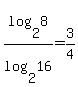 SOLUTION: simplify the logarithm log8 16