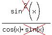 SOLUTION: (sec x/ sin x) - (cos x/ sin x)